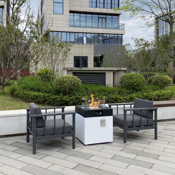 Outdoor Patio Chairs And Fire Pit Set - Wonderfires